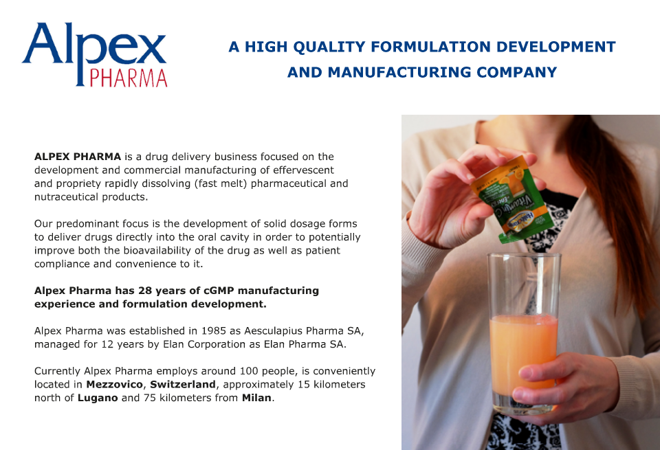 Alpex - Pharma Technology Focus | Issue 69 | April 2018