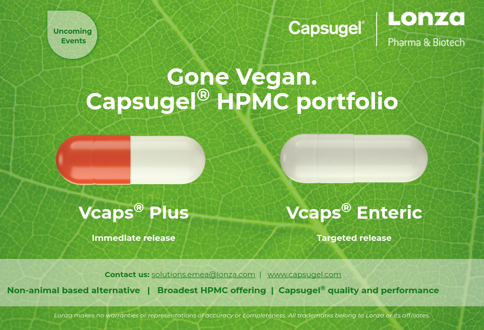 Capsugel - Pharma Technology Focus | Issue 81 | April 2019