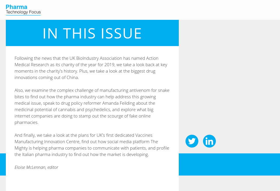 Emisphere - Pharma Technology Focus | Issue 81 | April 2019