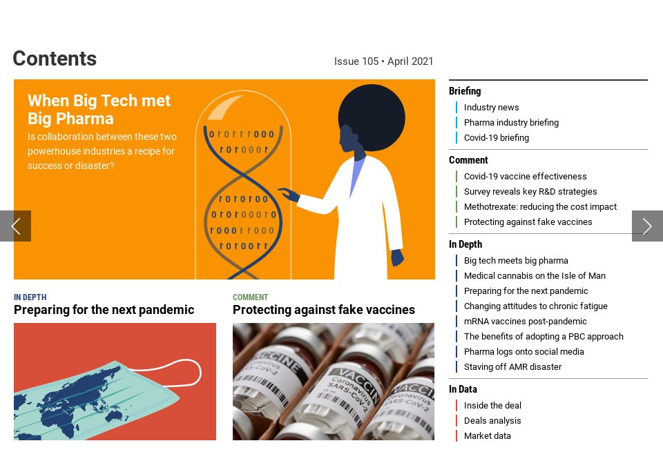 Datwyler - Pharma Technology Focus | Issue 105 | April 2021