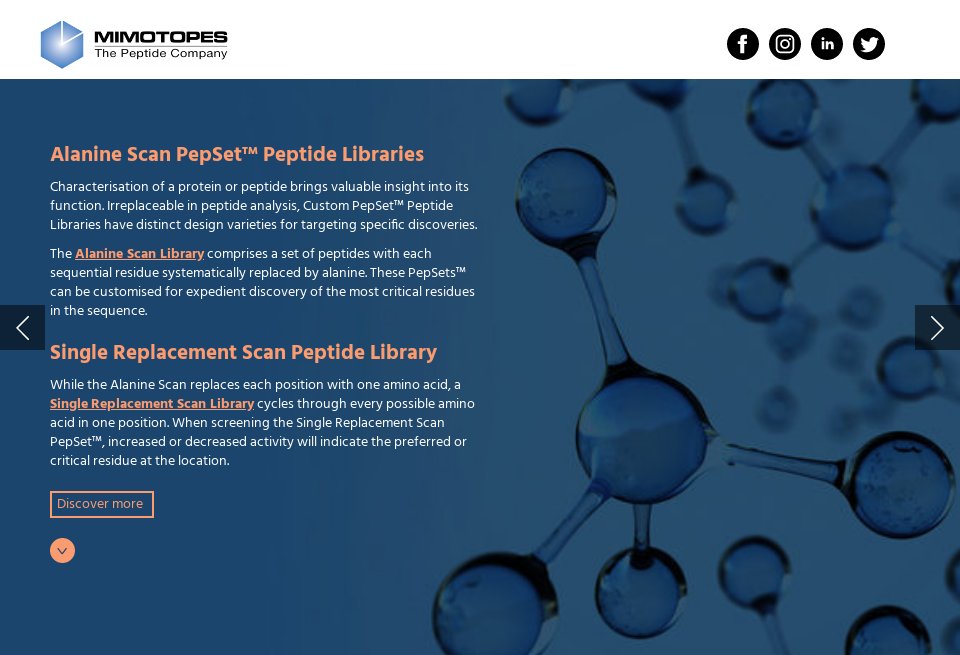 Mimotopes - Pharma Technology Focus | Issue 105 | April 2021