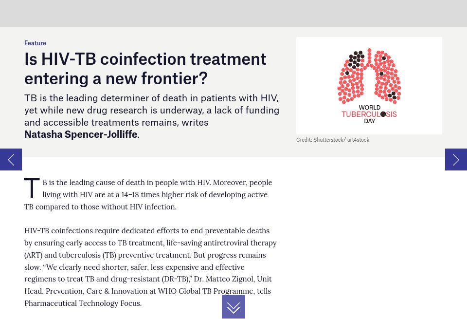 Is HIV-TB coinfection treatment entering a new frontier? - Pharma ...