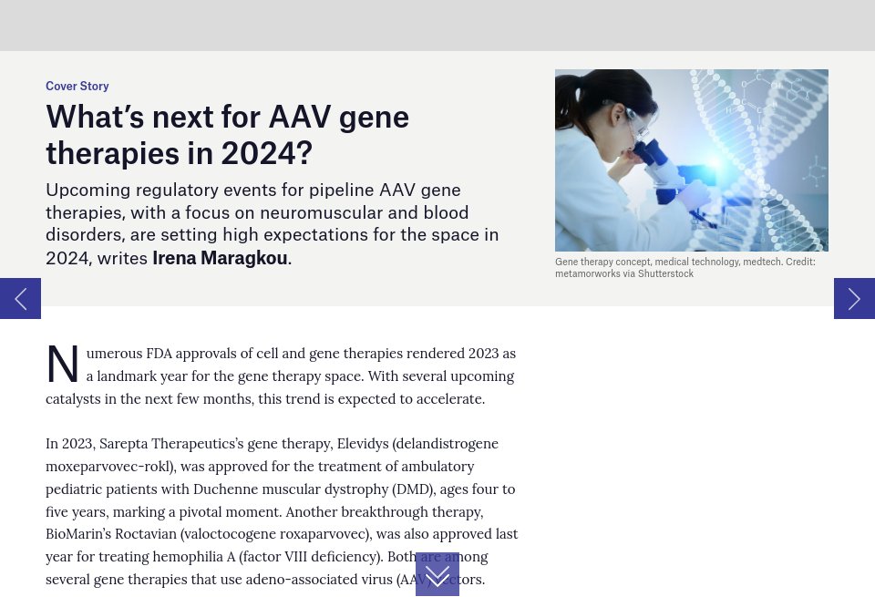 What’s Next for AAV Gene Therapies in 2024? - Pharma Technology Focus | Issue 141 | April 2024