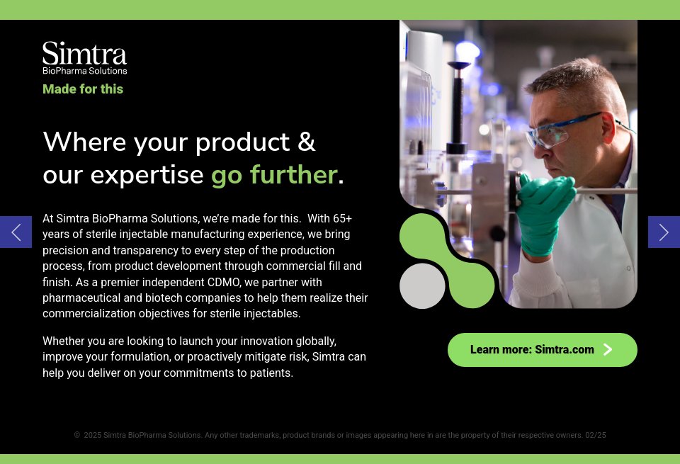 Simtra - Pharma Technology Focus | Issue 153 | April 2025