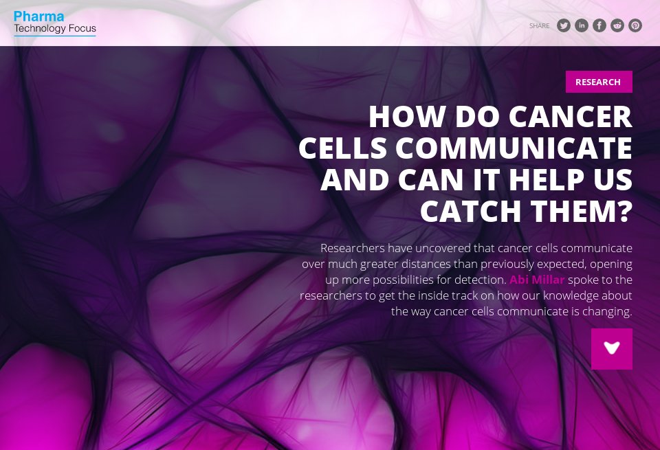 How do cancer cells communicate and can it help us catch them? - Pharma ...