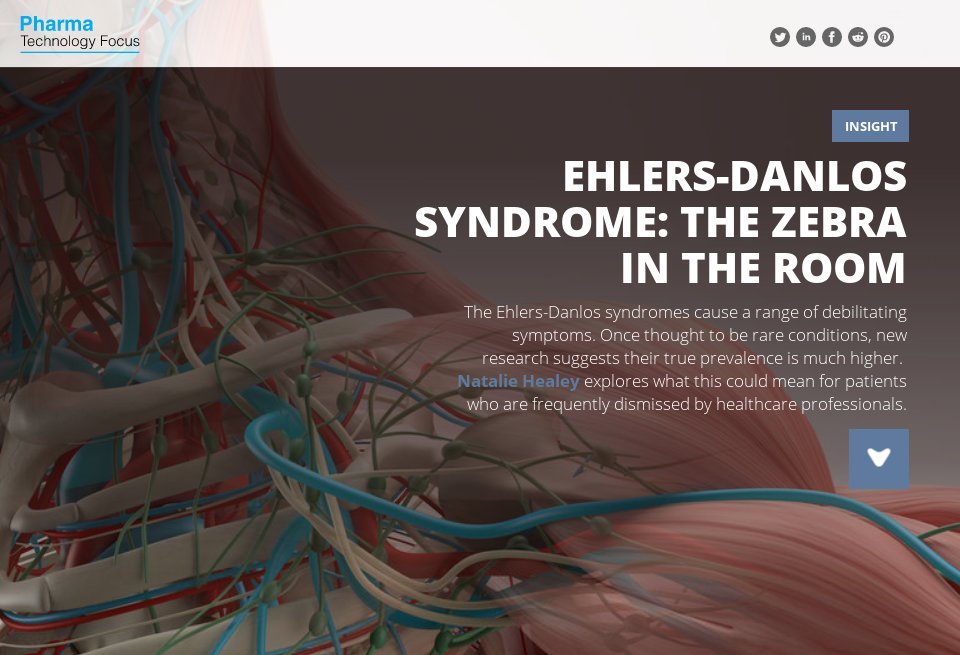 Ehlers-Danlos syndrome: The zebra in the room - Pharma Technology Focus ...