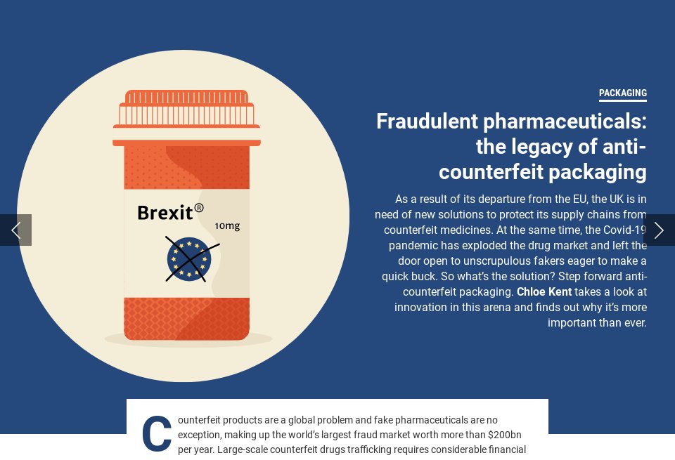 Fraudulent pharmaceuticals: the legacy of anti-counterfeit packaging ...