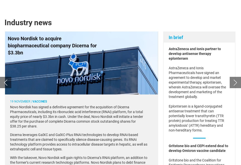 Industry news - Pharma Technology Focus | Issue 114 | January 2022