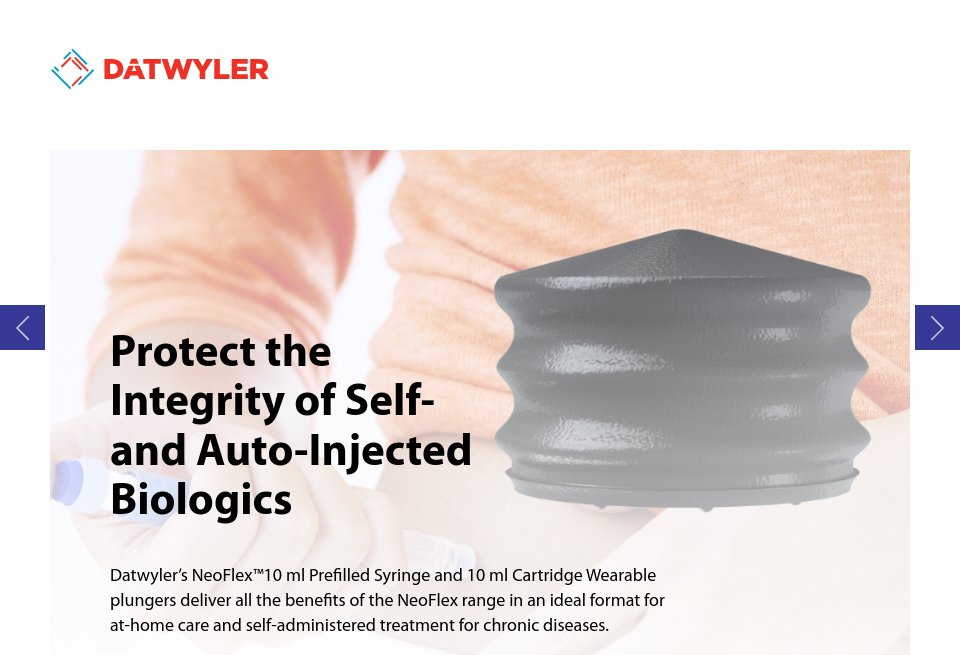 Datwyler - Pharma Technology Focus | Issue 150 | January 2025