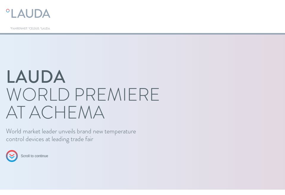 Lauda - Pharma Technology Focus | Issue 84 | July 2019