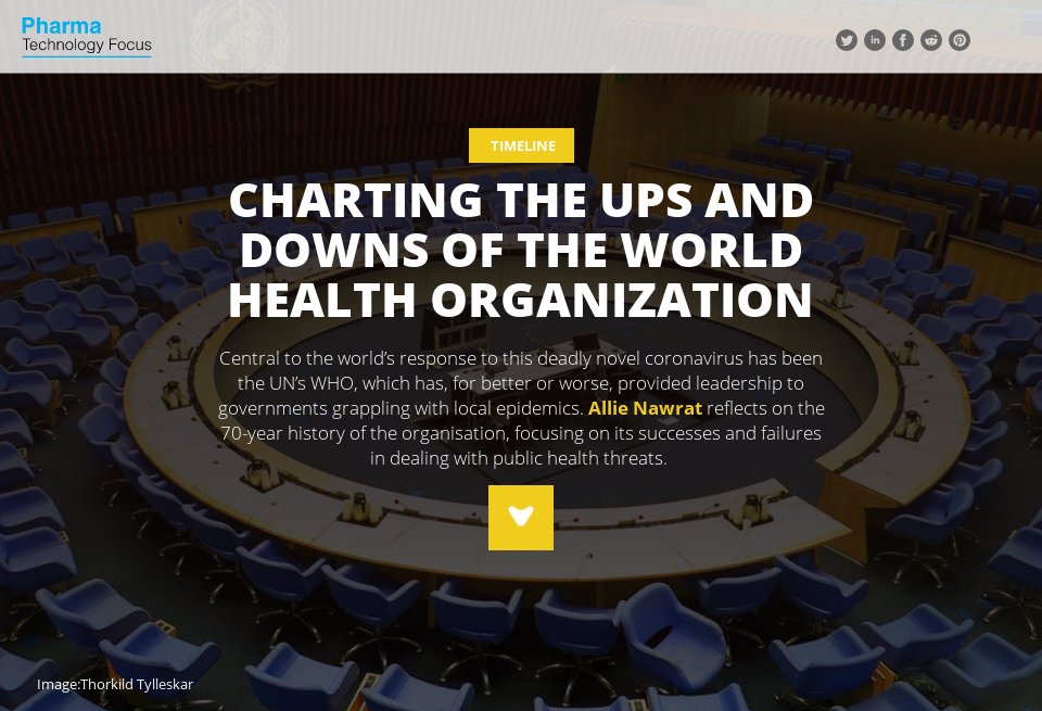 Charting the ups and downs of the World Health Organization - Pharma ...