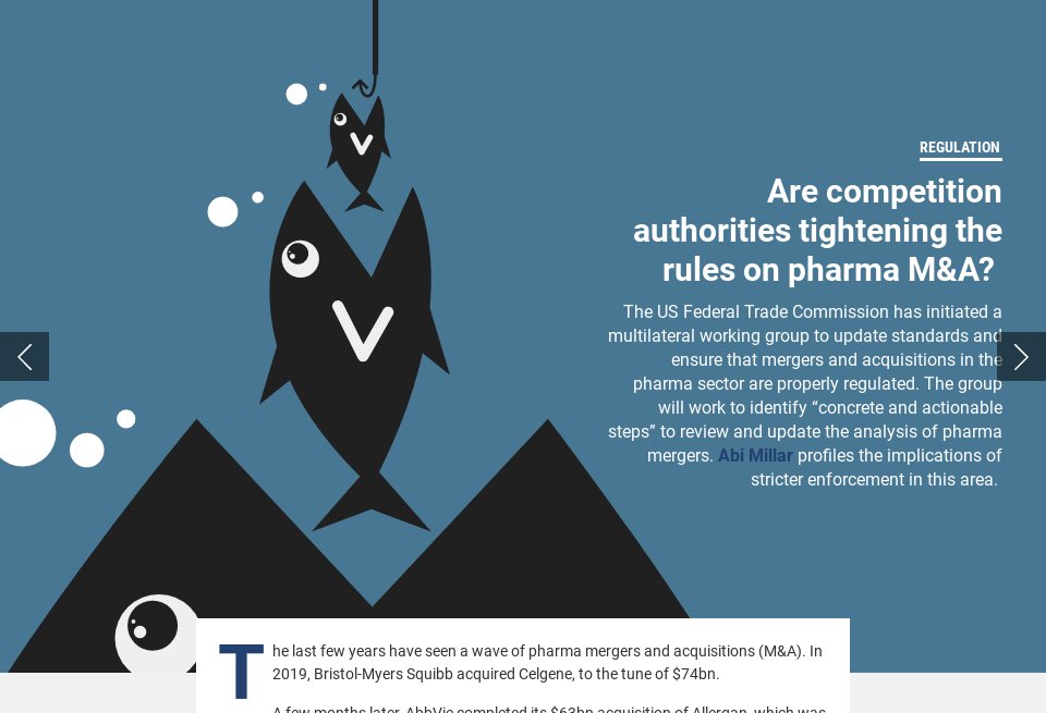 Are competition authorities tightening the rules on pharma M&A ...