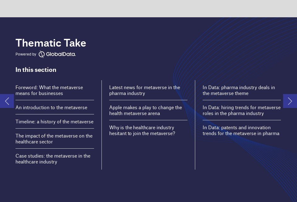 Case studies: the metaverse in the healthcare industry - Pharma ...