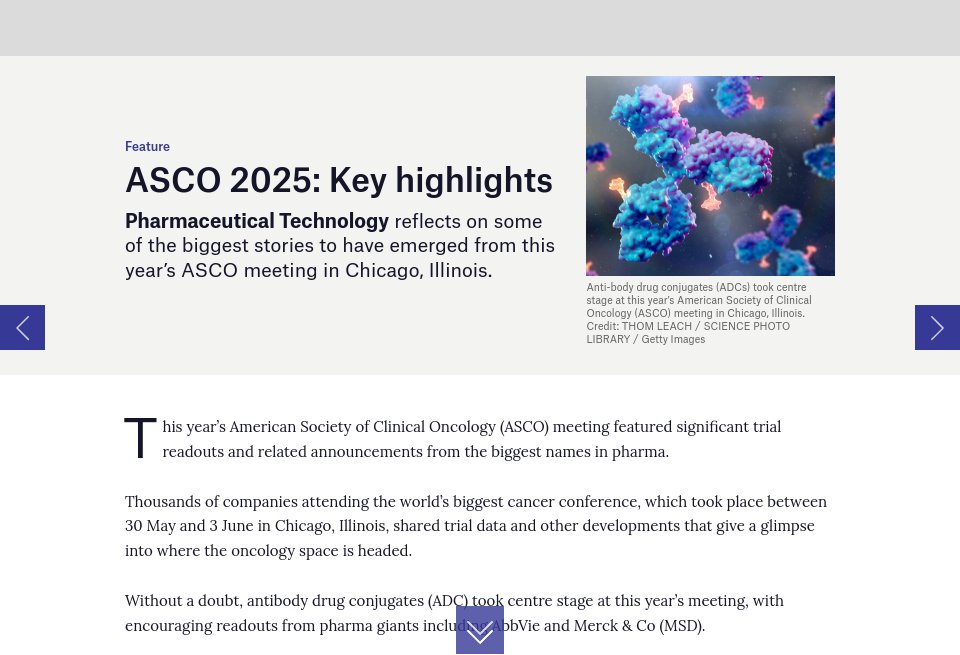 ASCO 2025: Key highlights - Pharma Technology Focus | Issue 156 | July 2025