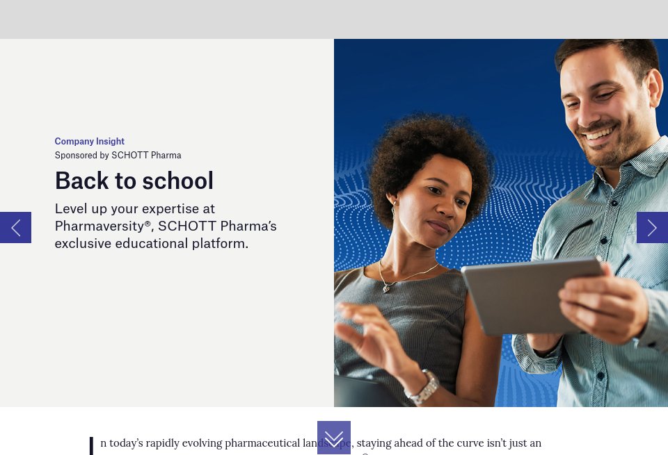 SCHOTT Pharma Company Insight - Pharma Technology Focus | Issue 156 | July 2025