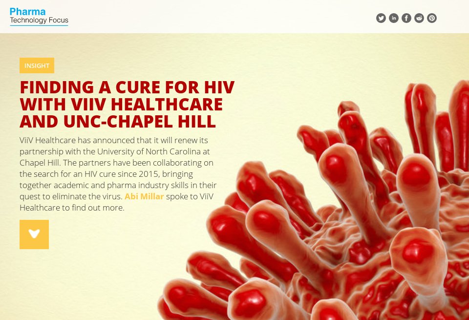 Finding a cure for HIV with ViiV Healthcare and UNC-Chapel Hill ...