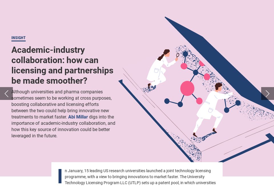 Academic-industry collaboration - Pharma Technology Focus | Issue 107 ...