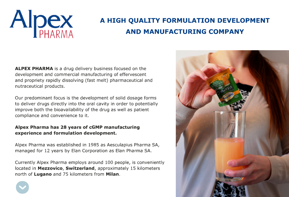Alpex Pharma - Pharma Technology Focus | Issue 80 | March 2019
