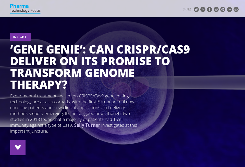 ‘Gene genie’: can CRISPR/Cas9 deliver on its promise to transform ...