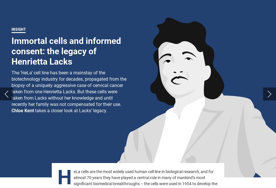 Immortal cells and informed consent: the legacy of Henrietta Lacks ...