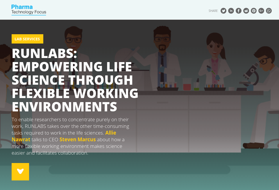 RUNLABS: empowering life science through flexible working environments ...