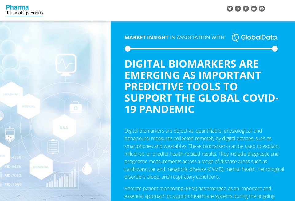 Digital biomarkers are emerging as important predictive tools to ...