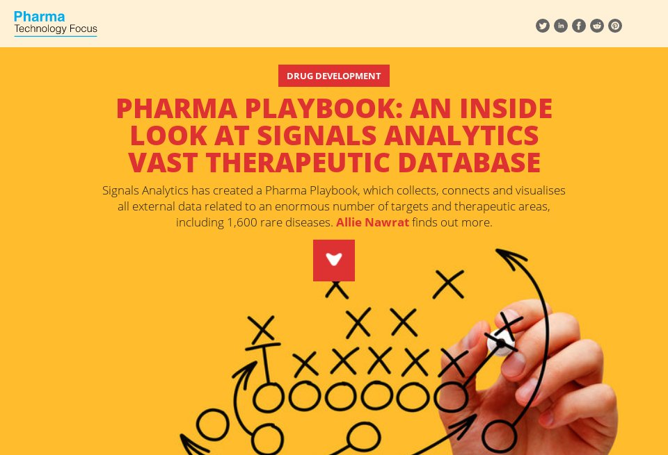Pharma Playbook: an inside look at Signals Analytics vast therapeutic ... Pharma Playbook: an inside look at Signals Analytics vast therapeutic ...