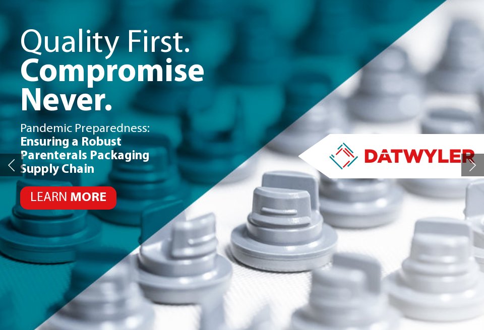 Datwyler - Pharma Technology Focus | Issue 106 | May 2021