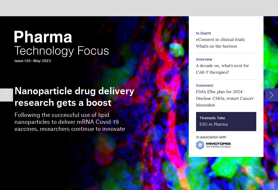 Home | Nanoparticle drug delivery research gets a boost - Pharma ...