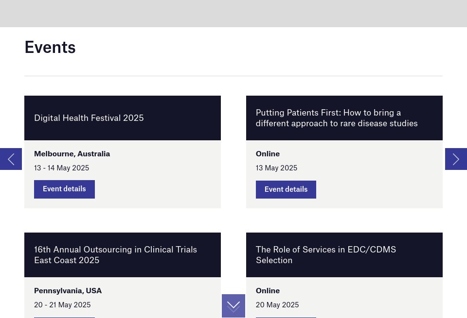 Events - Pharma Technology Focus | Issue 154 | May 2025