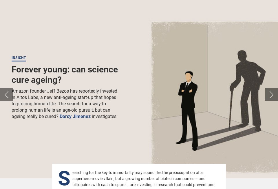 Forever young: can science cure ageing? - Pharma Technology Focus ...