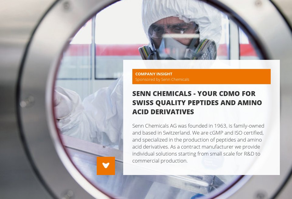 Senn Chemicals Company Insight - Pharma Technology Focus | Issue 87 ...