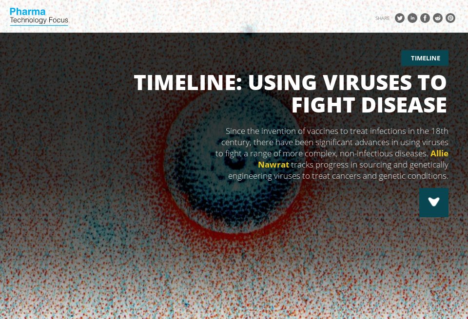 Timeline: using viruses to fight disease - Pharma Technology Focus ...