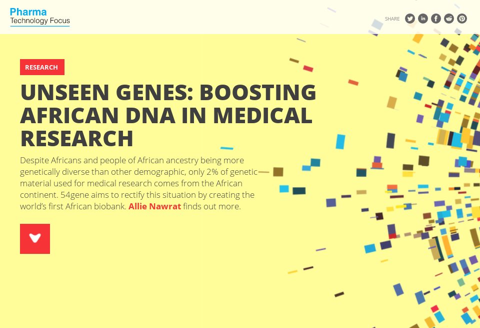Unseen genes: boosting African DNA in medical research - Pharma ...