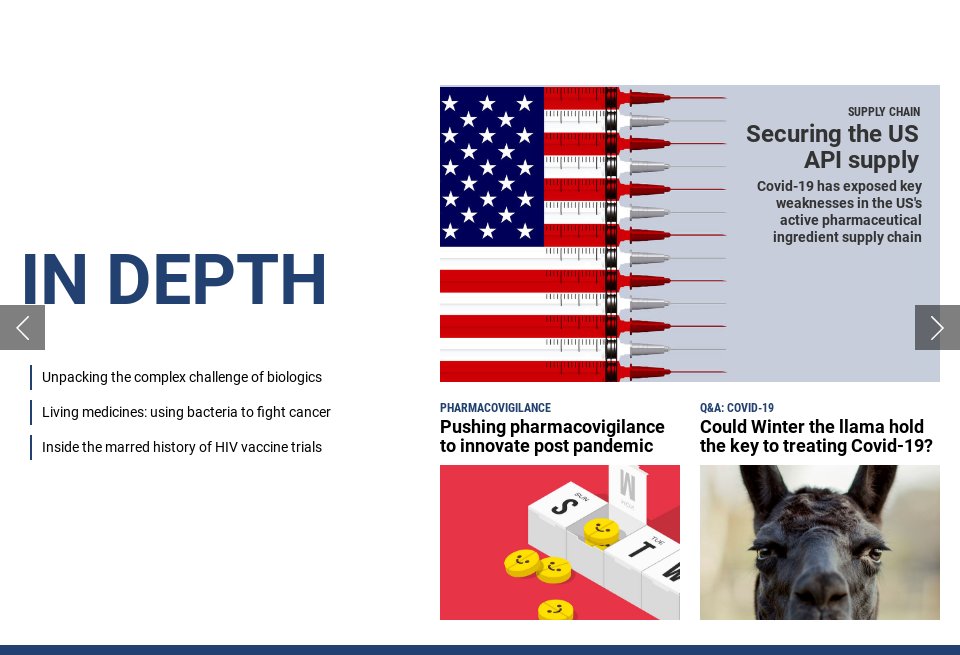 In Depth - Pharma Technology Focus | Issue 111 | October 2021