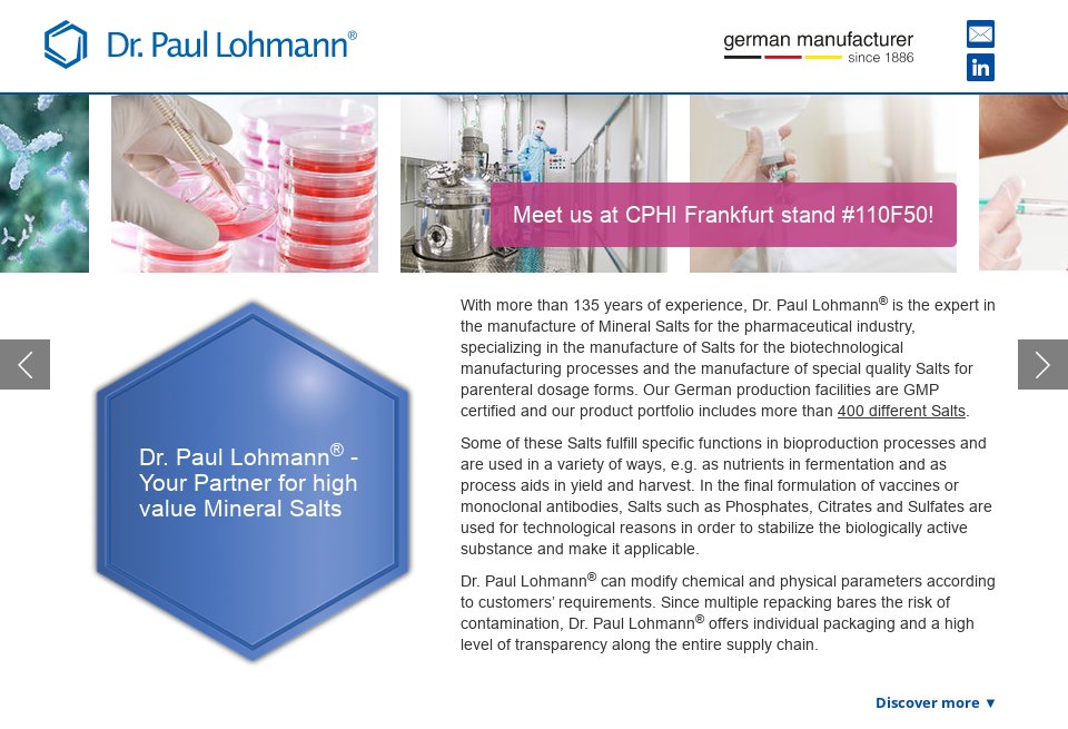 Dr. Paul Lohmann - Pharma Technology Focus | Issue 123 | October 2022