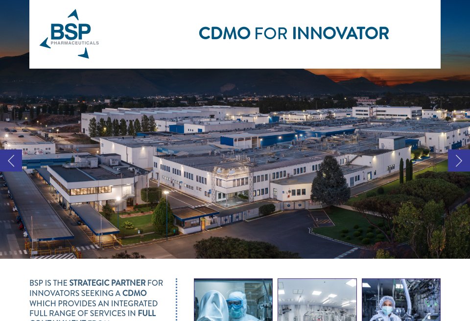 BSP Pharmaceuticals - Pharma Technology Focus | Issue 147 | October 2024