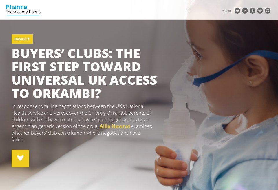 Buyers’ clubs: the first step toward universal UK access to Orkambi ...