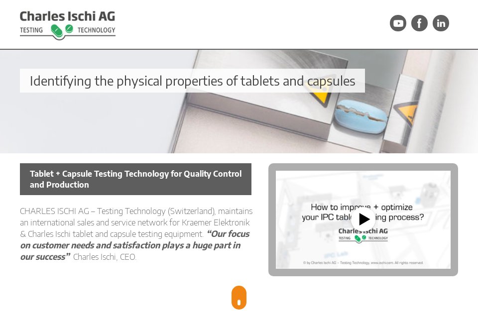 Charles Ischi - Pharma Technology Focus | Issue 86 | September 2019