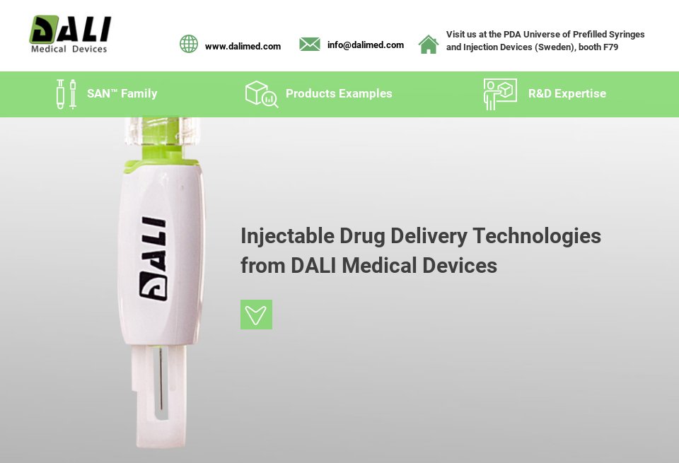 Dali Medical devices - Pharma Technology Focus | Issue 86 | September 2019
