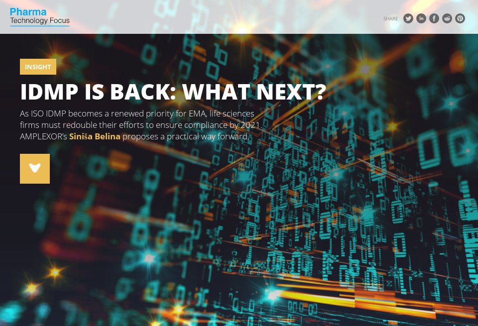 IDMP is back: what next? - Pharma Technology Focus | Issue 86 ...