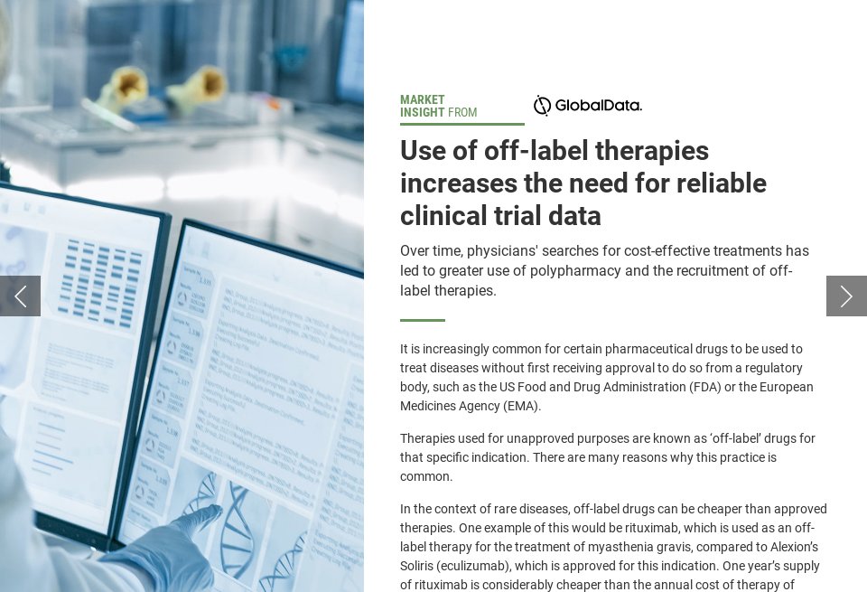 Use of off-label therapies increases the need for reliable clinical ...