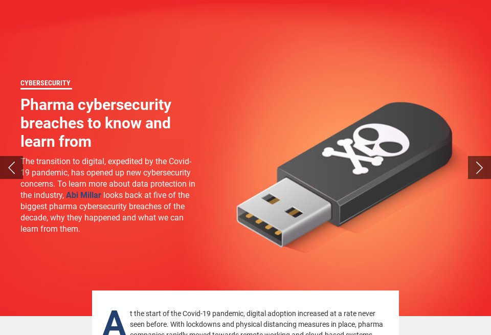 Pharma cybersecurity breaches to know and learn from - Pharma ...