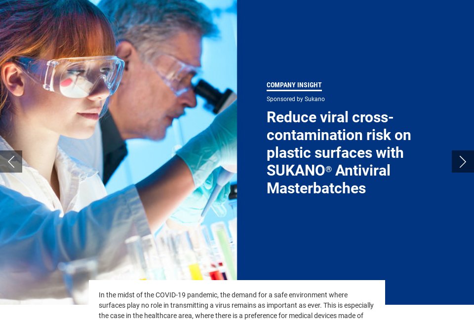 Sukano Company Insight - Pharma Technology Focus | Issue 110 ...