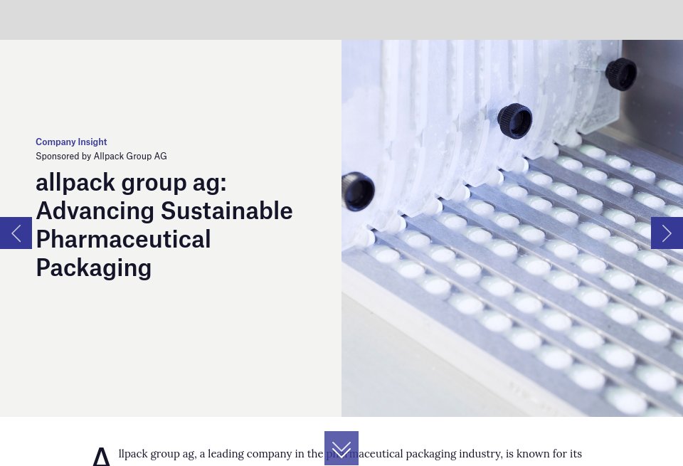Allpack Group AG Company Insight - Pharma Technology Focus | Issue 146 ...