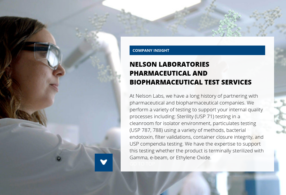 Nelson Lab Company Insight - Pharma Technology Focus | Special Edition ...