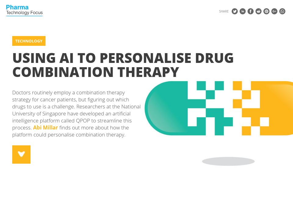 Using AI to personalise drug combination therapy - Pharma Technology ...