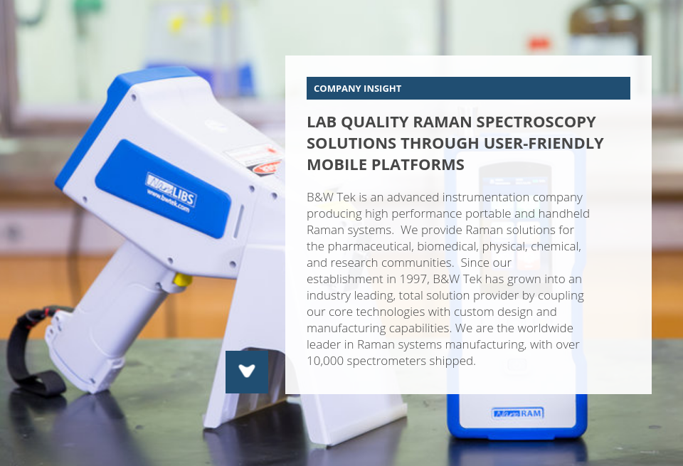 B&W Tek | Company Insight - Pharma Technology Focus | Yearbook 2018