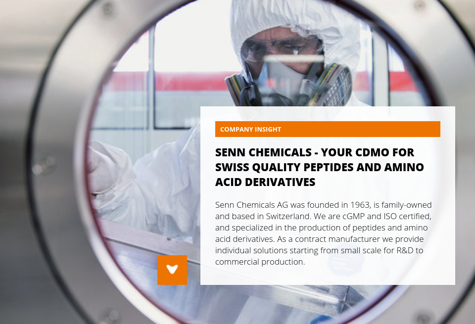 Senn Chemicals - Pharma Technology Focus | Yearbook 2018