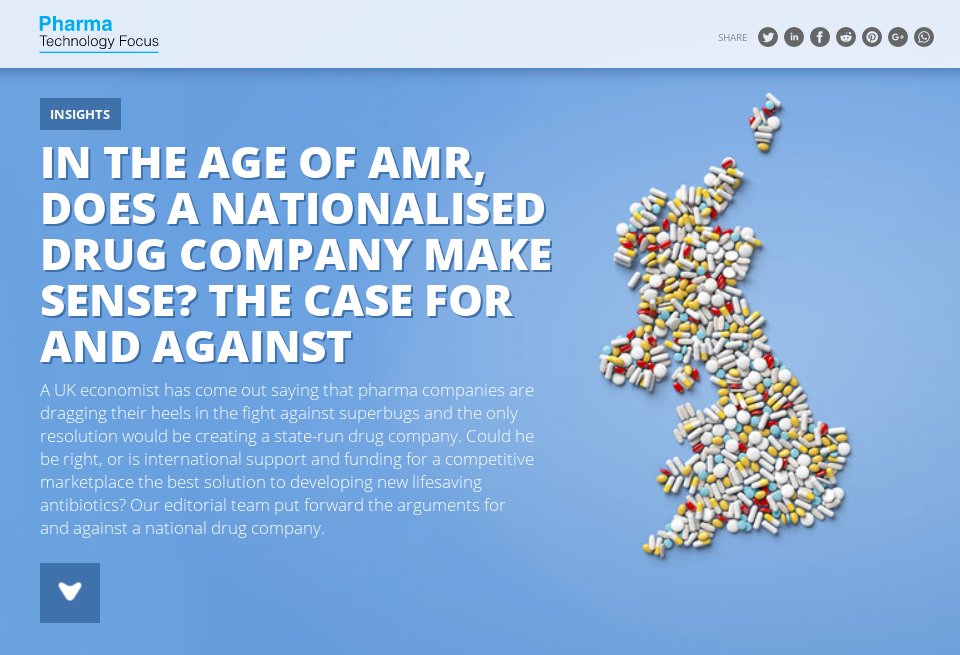 In the age of AMR, does a nationalised drug company make sense? The ...